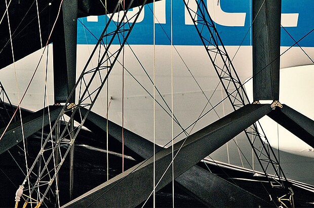 Aufbau von einem Zeppelin Luftschiff | Zeppelin NT