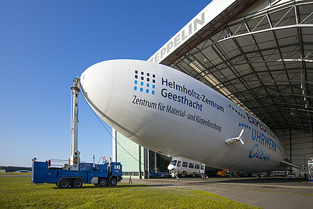 Aufbau von einem Zeppelin Luftschiff | Zeppelin NT